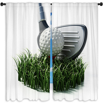 Golf Window Curtains & Drapes | Black Out | Custom Sizes