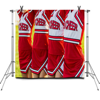 Cheerleading Custom Backdrops | Available in Super Large Custom Sizes