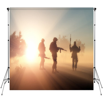 Army Photo Backdrops | Available in Very Large Custom Sizes
