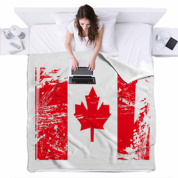 Canadian flag Comforters, Duvets, Sheets & Sets | Custom
