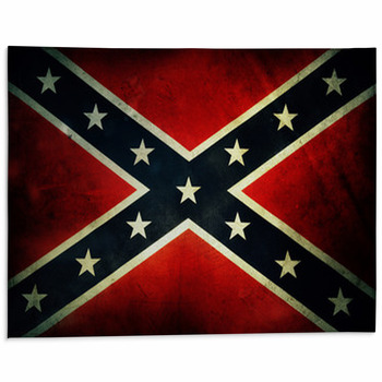 Rebel flag Area Rugs & Custom Size Floor Mats