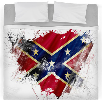 Confederate rebel flag Comforters, Duvets, Sheets & Sets | Personalized