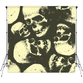 Skull Photographer Backdrops | Available in nearly ANY Custom Sizes