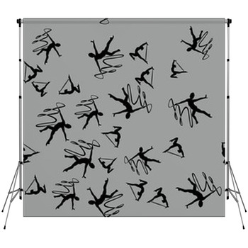 Gymnastics Photographer Backdrops | Available in nearly ANY Custom Sizes