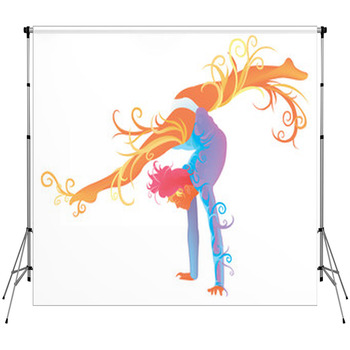Gymnastics Photographer Backdrops | Available in nearly ANY Custom Sizes