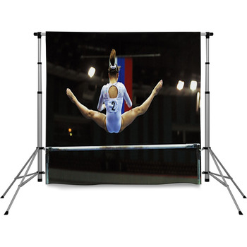 Gymnastics Photographer Backdrops | Available in nearly ANY Custom Sizes