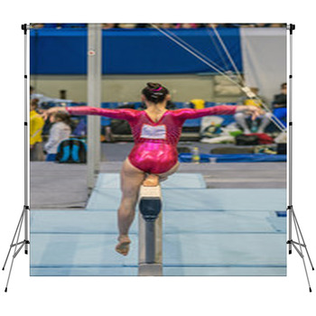 Gymnastics Photographer Backdrops | Available in nearly ANY Custom Sizes