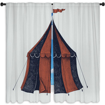 Circus Window Curtains & Drapes | Black Out | Custom Sizes