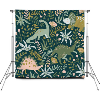 Dinosaur Photo Backdrops | Available in Very Large Custom Sizes