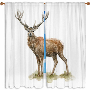 Deer Drapes & Window Treatments | Block Out | Custom Sizes