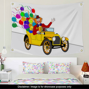 Clown Wall Decor in Canvas, Murals, Tapestries, Posters & More