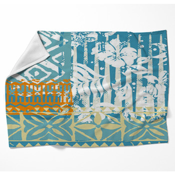 Hawaiian Fleece Blanket Throws | Free Personalization