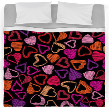 Heart Comforters, Duvets, Sheets & Sets | Custom