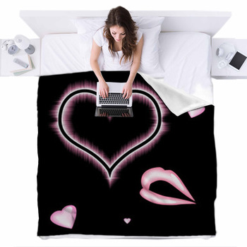 Emo Fleece Blanket Throws | Free Personalization