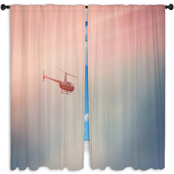 Helicopter Window Curtains & Drapes | Black Out | Custom Sizes