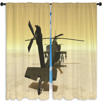 Helicopter Window Curtains & Drapes | Black Out | Custom Sizes