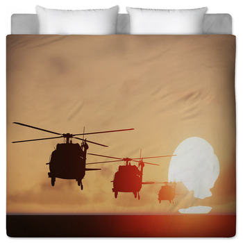 Helicopter Comforters, Duvets, Sheets & Sets | Custom