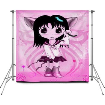 Anime Photographer Backdrops | Available in Ultra Large Custom Sizes