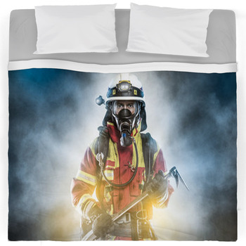 Firefighter Comforters, Duvets, Sheets & Sets | Personalized