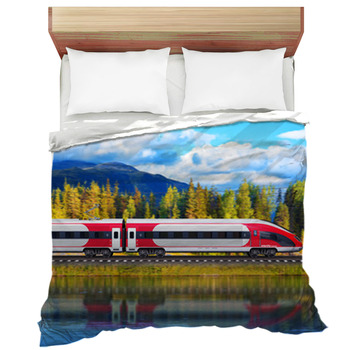 Train Comforters, Duvets, Sheets & Sets | Personalized
