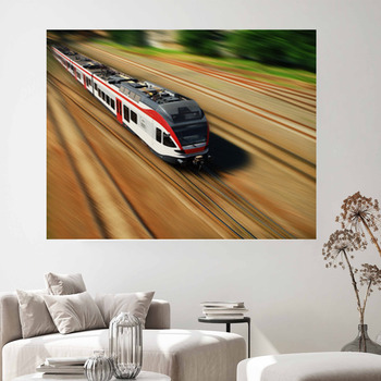 Train Wall Decor in Canvas, Murals, Tapestries, Posters & More