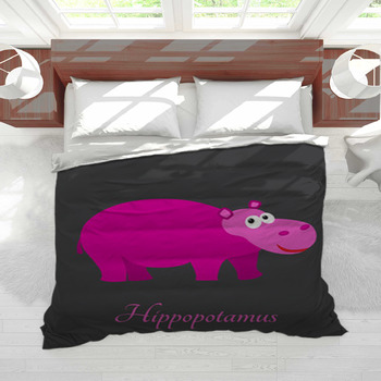 Hippo Comforters, Duvets, Sheets & Sets | Personalized