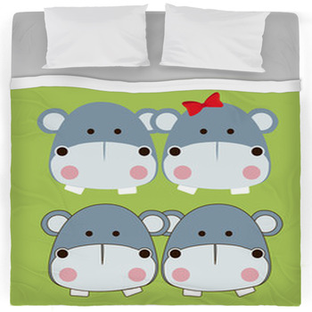 Hippo Comforters, Duvets, Sheets & Sets | Personalized