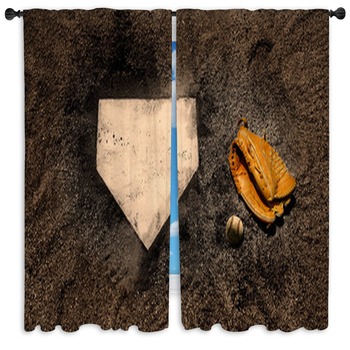 Baseball Drapes & Window Treatments | Black Out | Custom Sizes