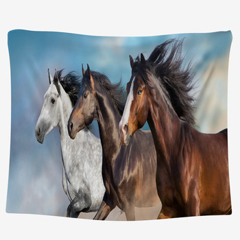 Horse Fabric by the Yard | Available in Ultra Large Custom Sizes