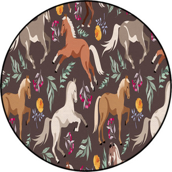 Horse Area Rugs & Custom Size Floor Mats