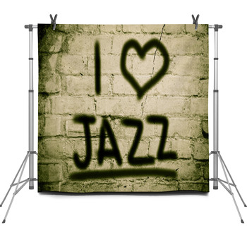 Jazz Photo Backdrops | Available in Ultra Large Custom Sizes