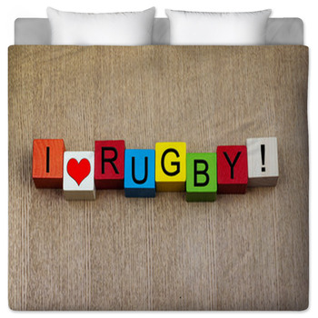 Rugby Comforters, Duvets, Sheets & Sets | Personalized