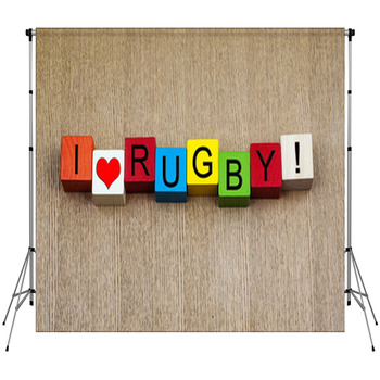 Rugby Photographer Backdrops | Available in Very Large Custom Sizes