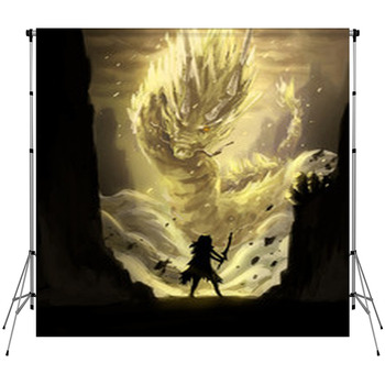 Dragon Photographer Backdrops | Available in Ultra Large Custom Sizes