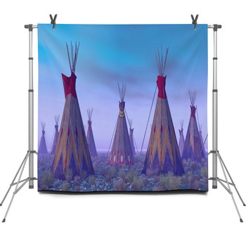 Native american Custom Backdrops | Available in nearly ANY Custom Sizes
