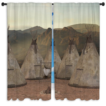 Native american Drapes & Window Treatments | Black Out | Custom Sizes