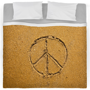 Peace sign Comforters, Duvets, Sheets & Sets | Custom