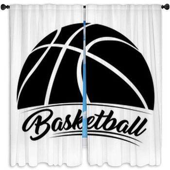 Basketball Window Curtains & Drapes | Block Out | Custom Sizes