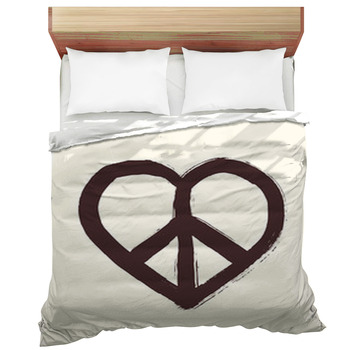 Peace sign Comforters, Duvets, Sheets & Sets | Custom