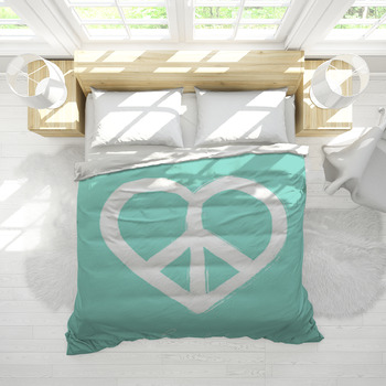 Peace sign Comforters, Duvets, Sheets & Sets | Custom