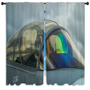 Jet fighter Drapes & Window Treatments | Black Out | Custom Sizes