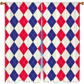 Argyle Drapes & Window Treatments | Black Out | Custom Sizes