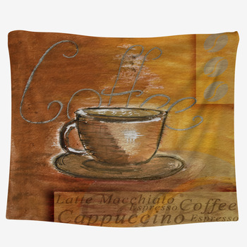 Coffee Custom Fabric | Available in nearly ANY Custom Sizes