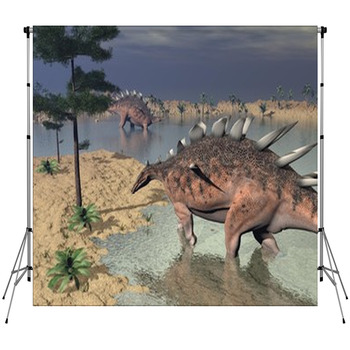 Dinosaur Photo Backdrops | Available in Very Large Custom Sizes