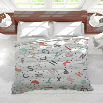 Alphabet Comforters, Duvets, Sheets & Sets | Personalized