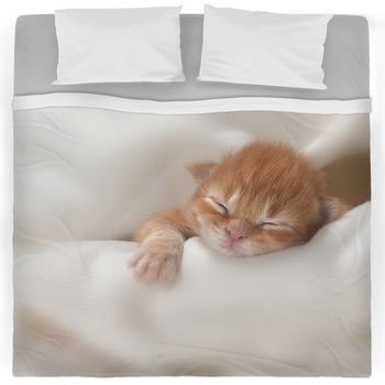 Cat Comforters, Duvets, Sheets & Sets | Custom