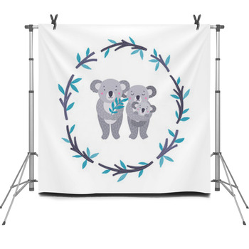 Koala Photo Backdrops | Available in Very Large Custom Sizes
