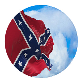 Rebel flag Area Rugs & Custom Size Floor Mats