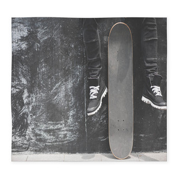 Skateboard Area Rugs & Custom Size Floor Mats