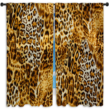 Animal print Drapes & Window Treatments | Block Out | Custom Sizes